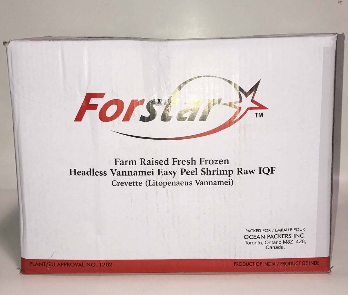 White Raw Headless Shell-on IQF Easy Peel - Forstar - 30x400gr – Ocean ...