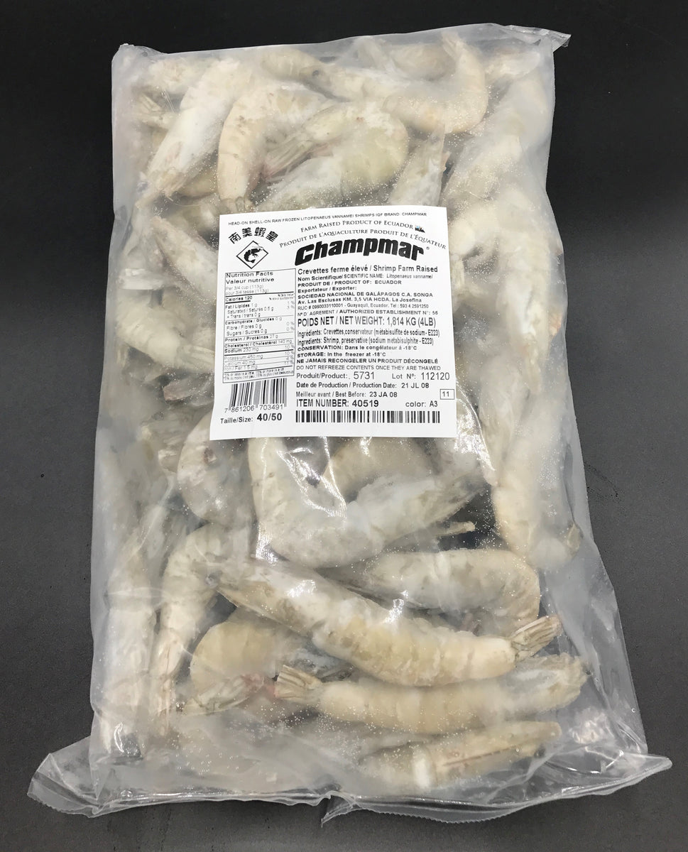 Champmar HOSO Ecuador Shrimp 5x4LB – Ocean Packers